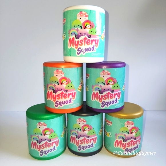 Squishmallows | Toys | 6 Mystery Squad Squishville Capsules With 4 ...